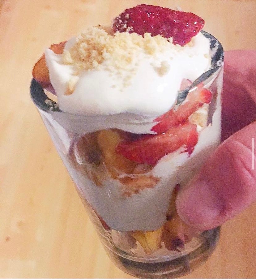 Weight Watchers Peach fool - 2 point - Cool Diet Recipes