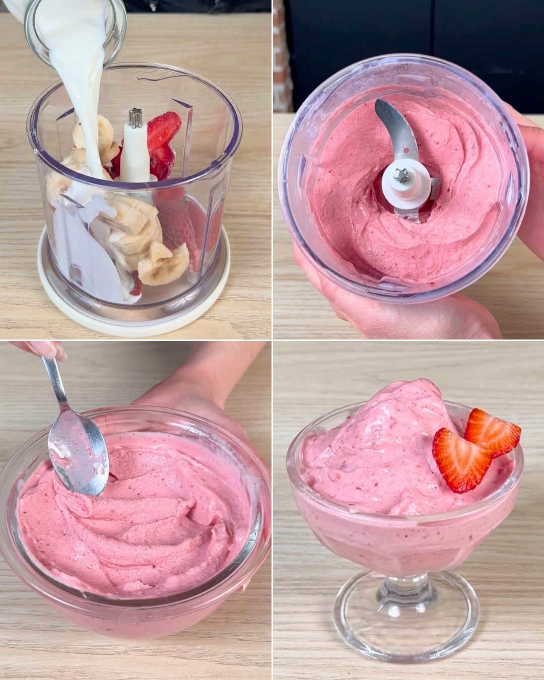 Vegan Strawberry Banana Ice Cream - Cool Diet Recipes