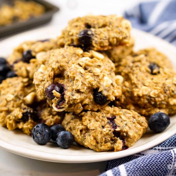 Blueberry oatmeal breakfast cookies - Cool Diet Recipes